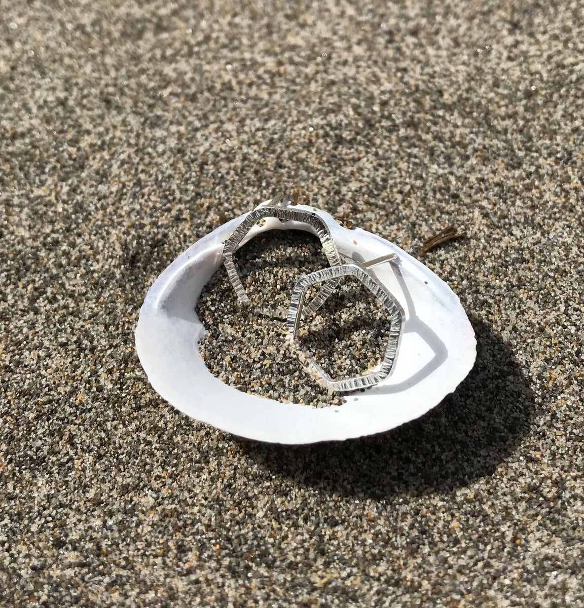 Shorebreak Hexagon Studs – Stone Anvil